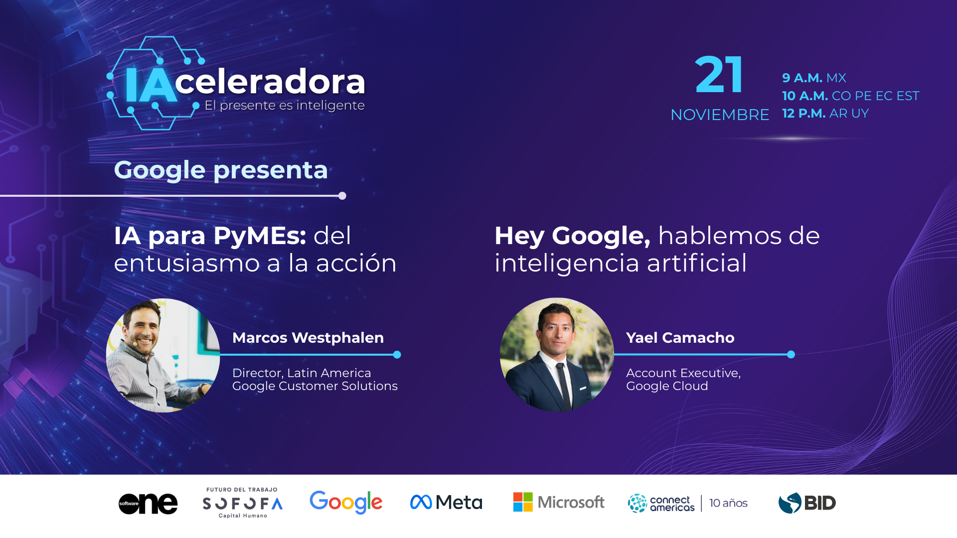 Google presenta: IA para PYMES y Hey Google | ConnectAmericas