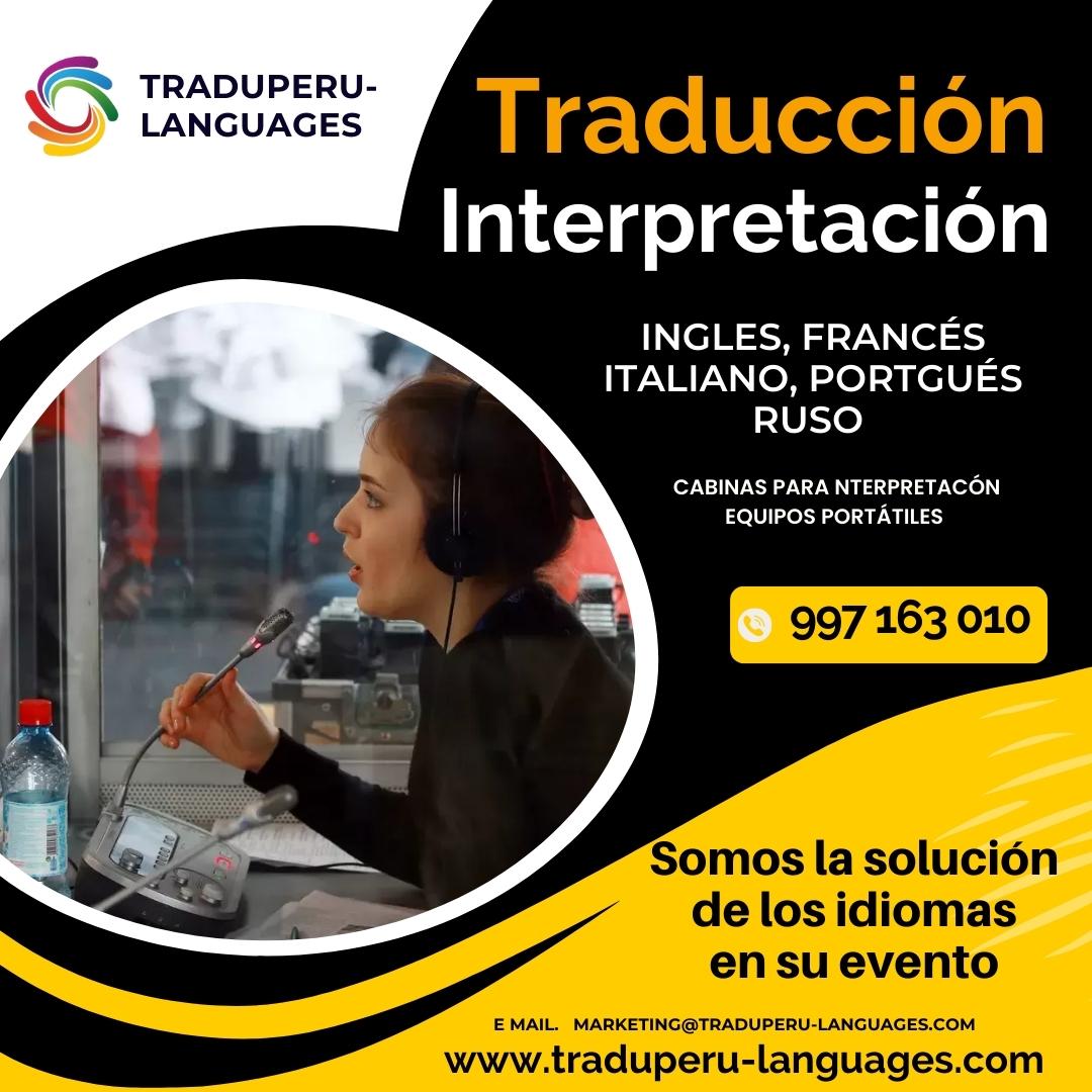 traduperu-languages / traducción en LIMA | ConnectAmericas